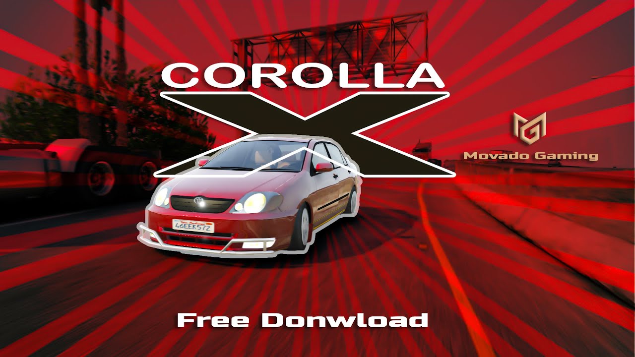 Toyota Corolla X 2001 |Free Mod |Gta V |Movado Gaming - YouTube