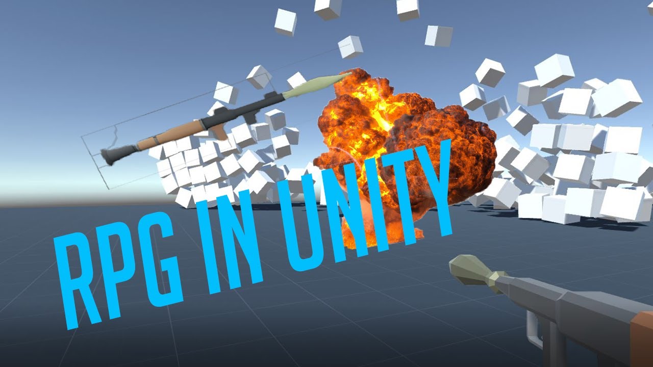 How to make a rocket/grenade launcher in Unity tutorial! - YouTube