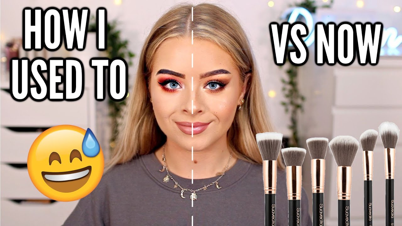How I USED to do my makeup VS How I do it NOW - YouTube