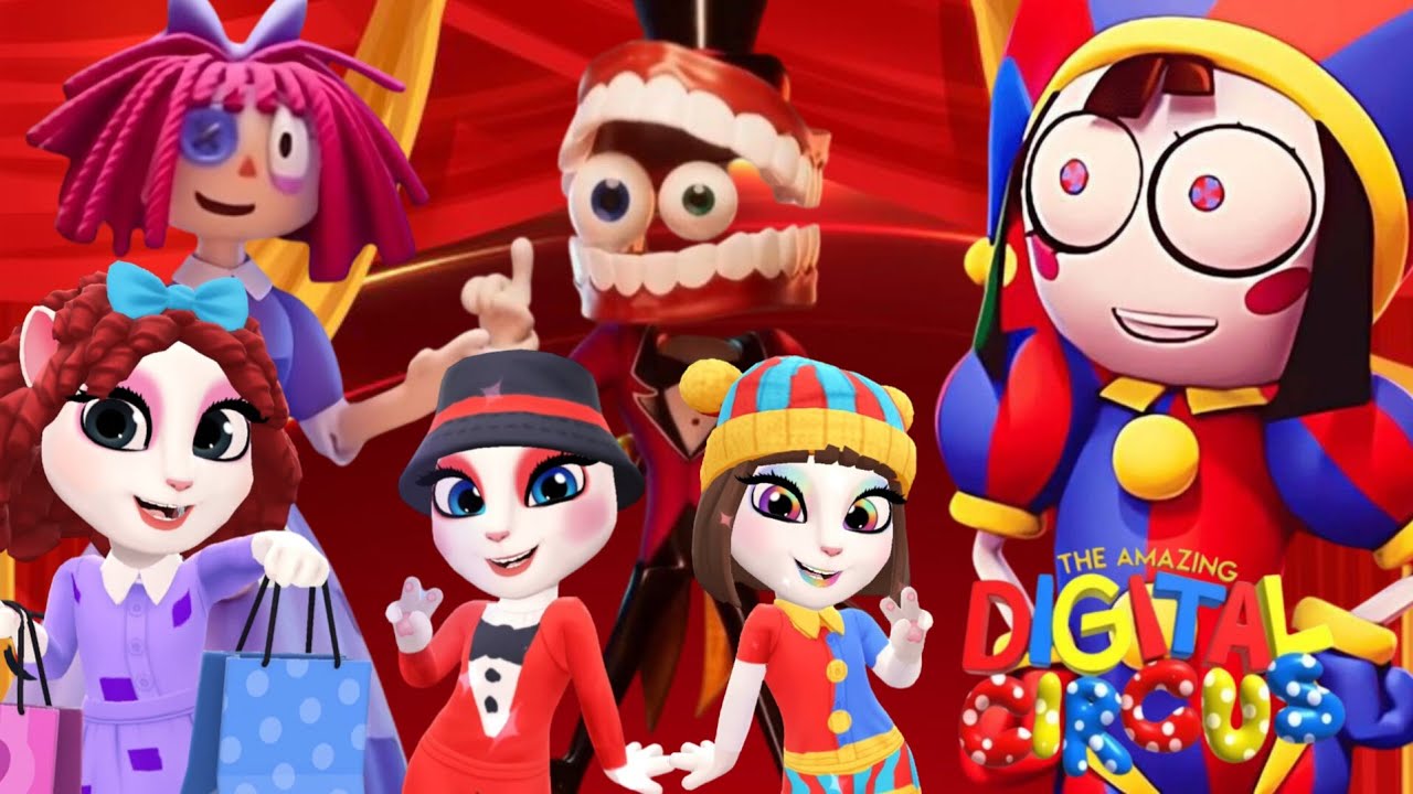 My Talking Angela 2 | Digital Circus Pomni Ragatha And Caine | New ...