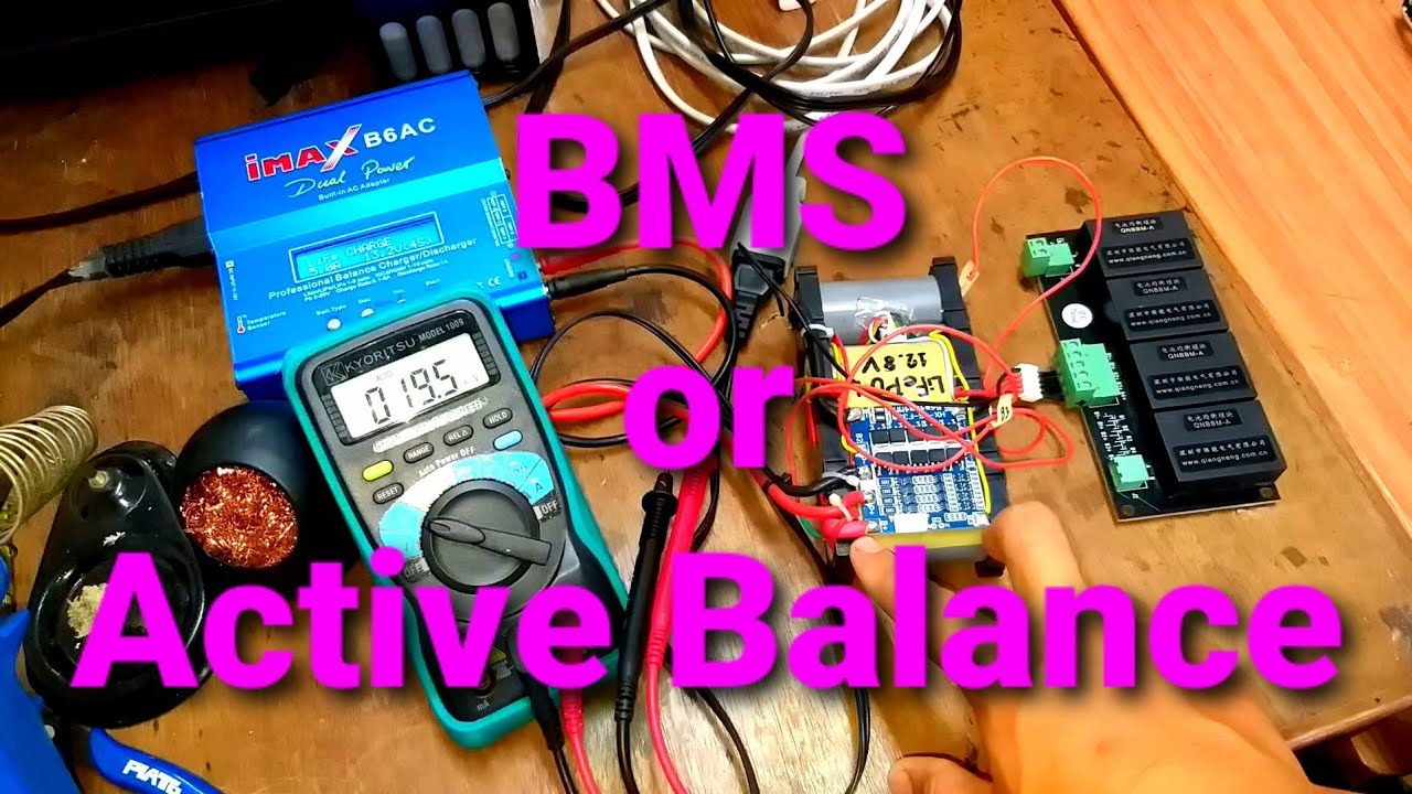 Battery Pack ควรใช้ BMS หรือ Active Balance ดูก่อนติดตั้ง - YouTube