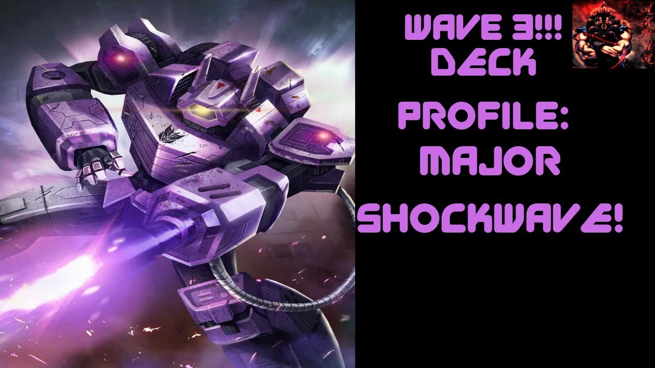 Transformers Tcg Deck Profile: Major Shockwave! - YouTube