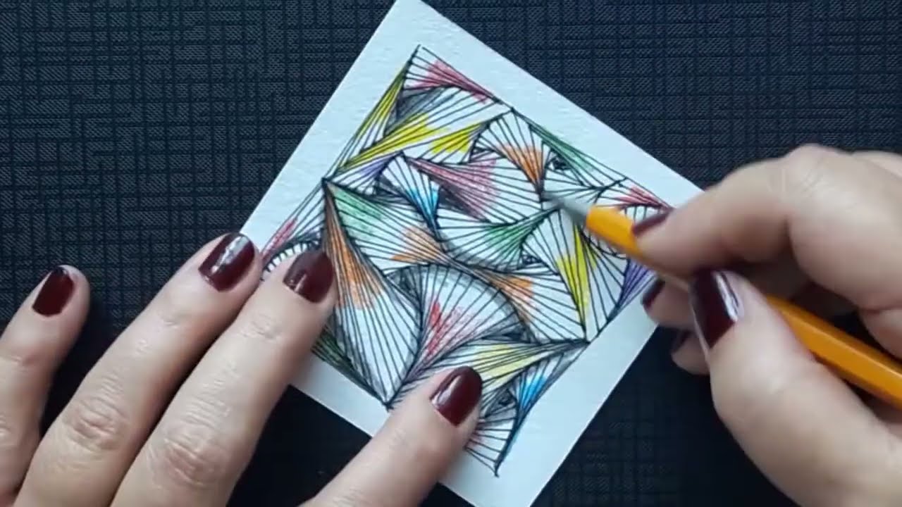 Anti-Stress drawings To Do When You're Bored! - YouTube
