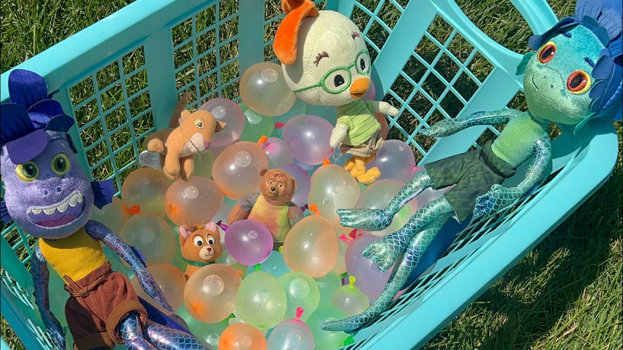 Disney Luca Plush: The Water Ballon Fight! - YouTube