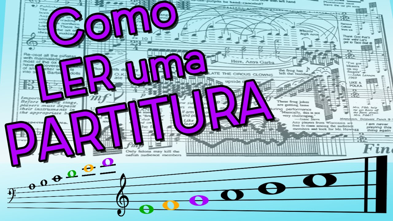 Teoria Musical - Como Ler Partituras - YouTube