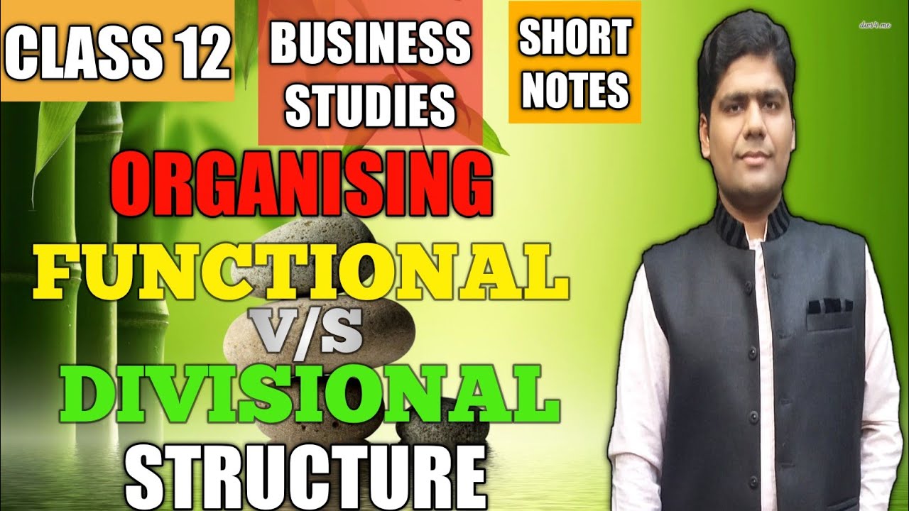 #20 Chapter -5 Organising : Functional Structure V/S Divisional ...