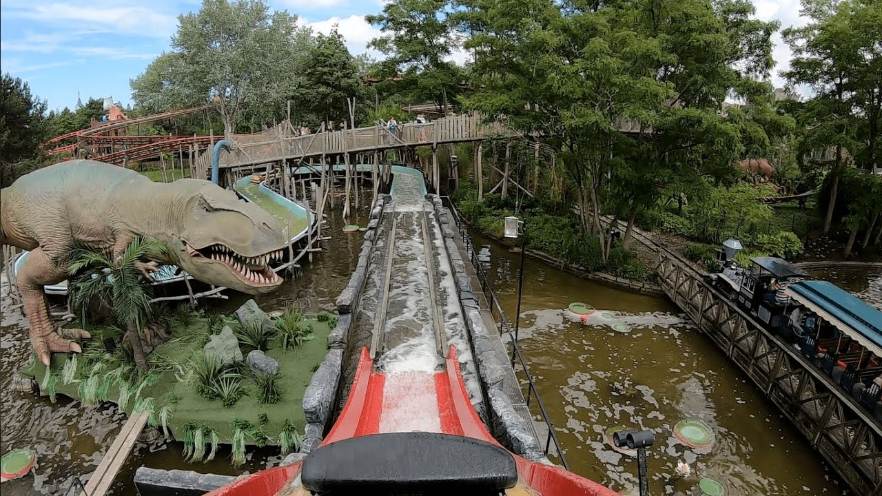 Dino Splash - Plopsaland - YouTube