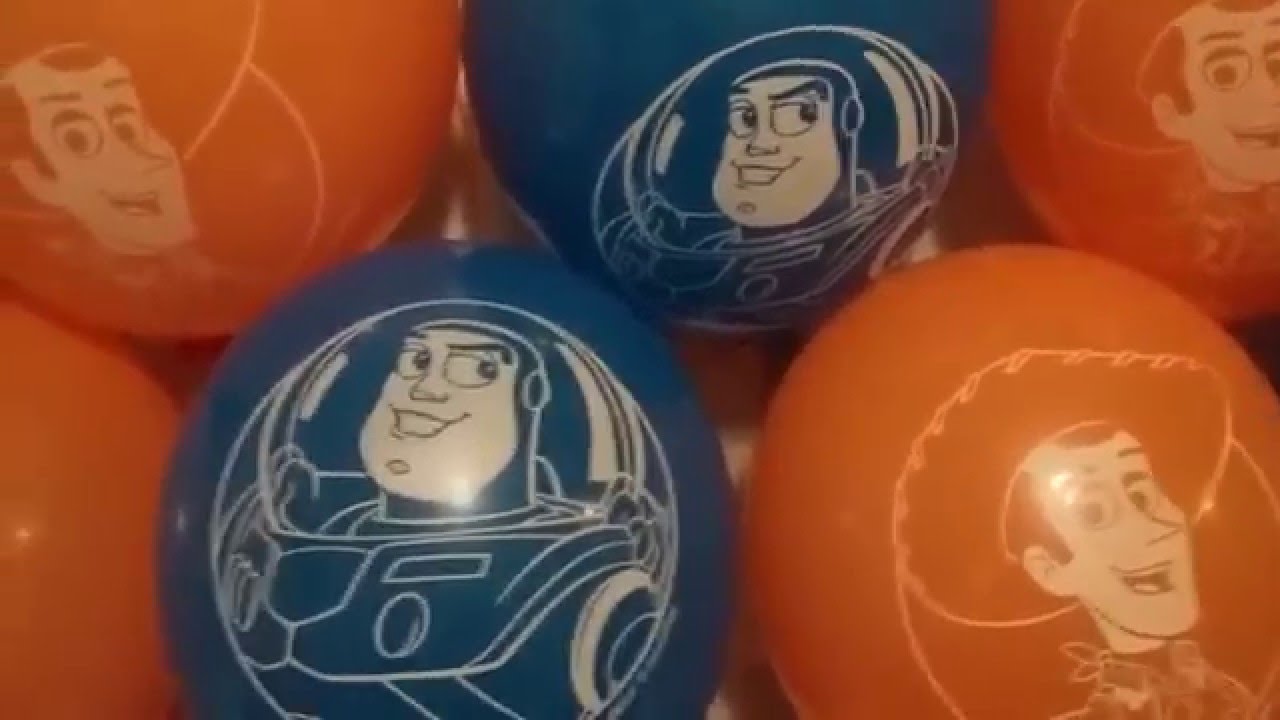Disney Pixar Toy Story Balloons Pop! - YouTube