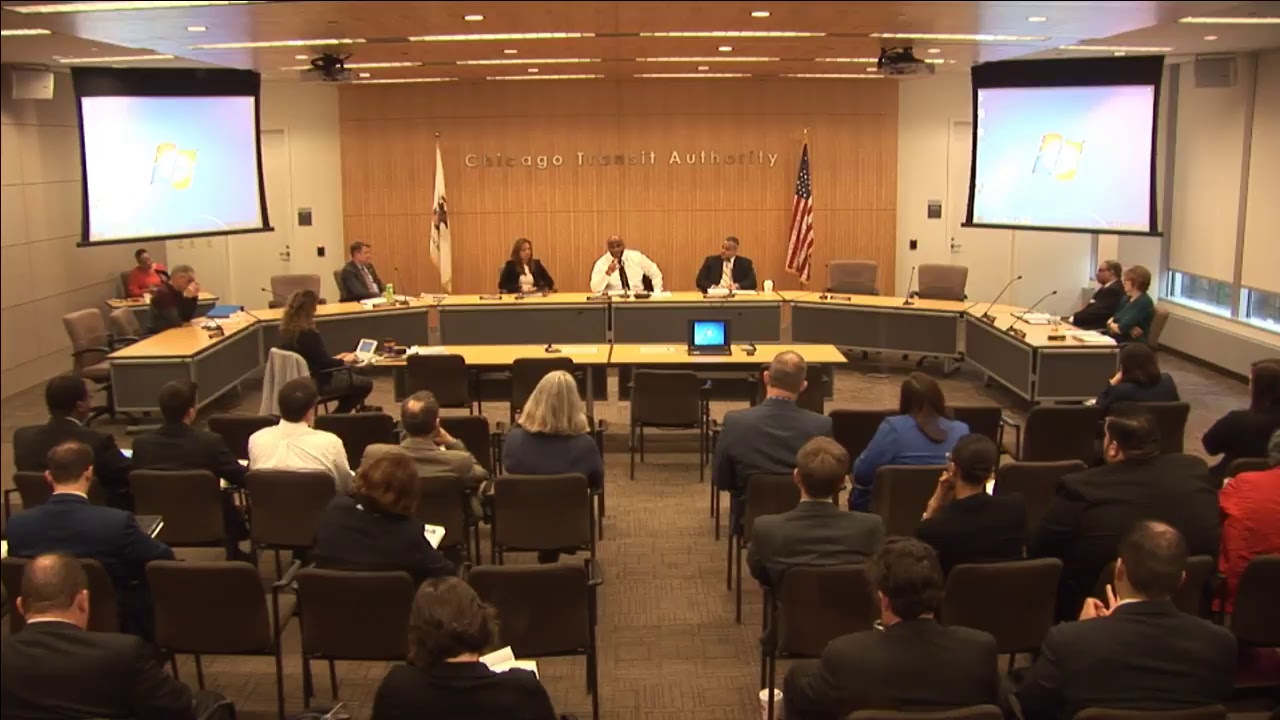 Chicago Transit Board Meeting - April 2017 - YouTube
