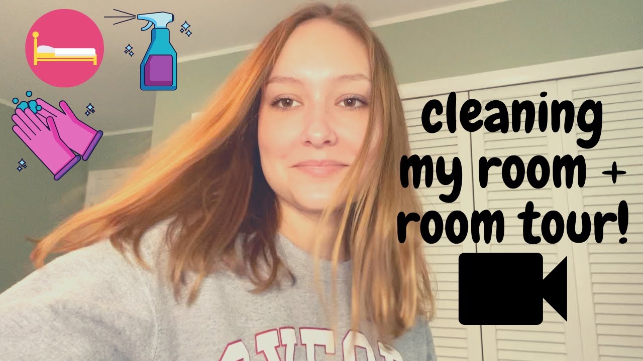 Cleaning my Room + ROOM TOUR!! - YouTube