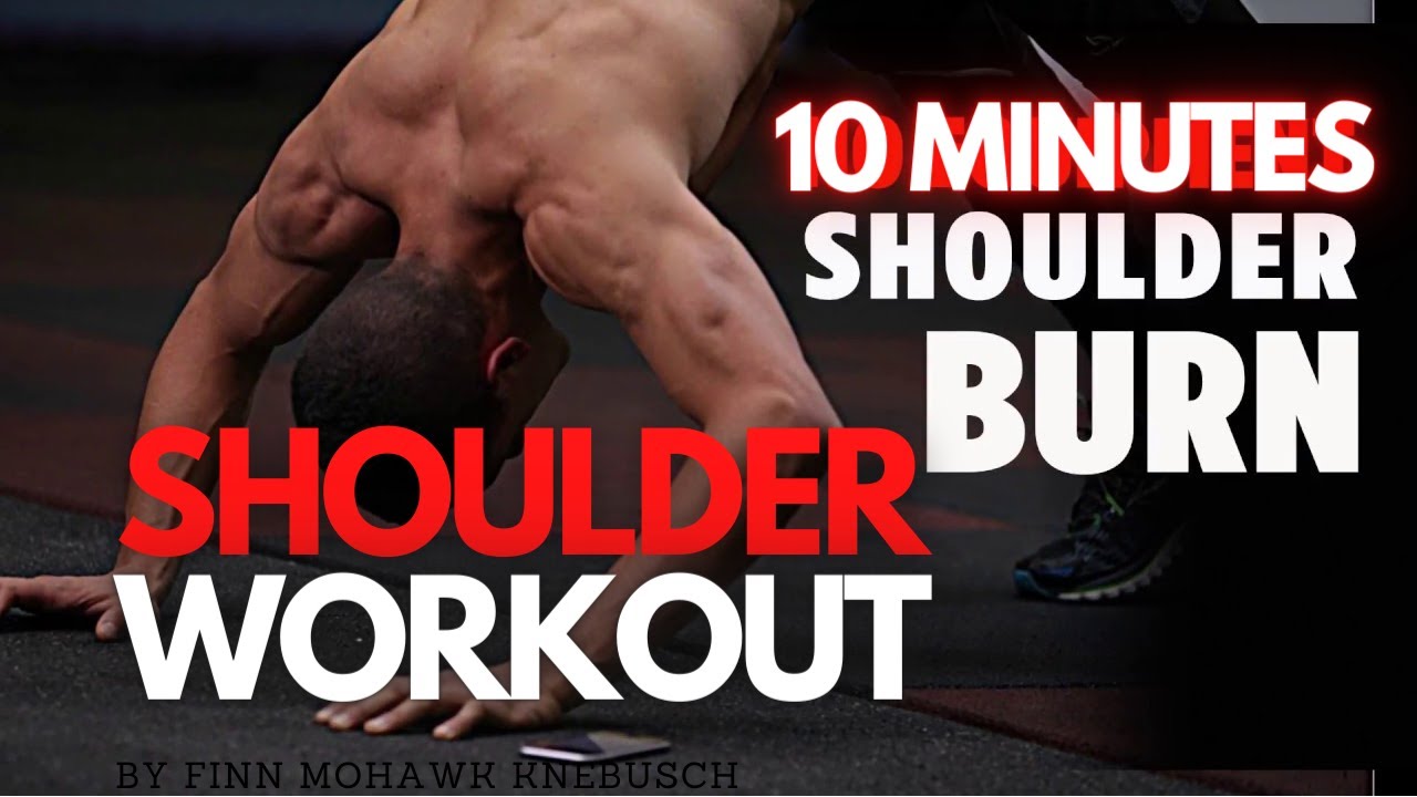 10 MINUTES SHOULDER TRAINING / 10 TOP EXERCISES / INTENSE HOME WORKOUT ...