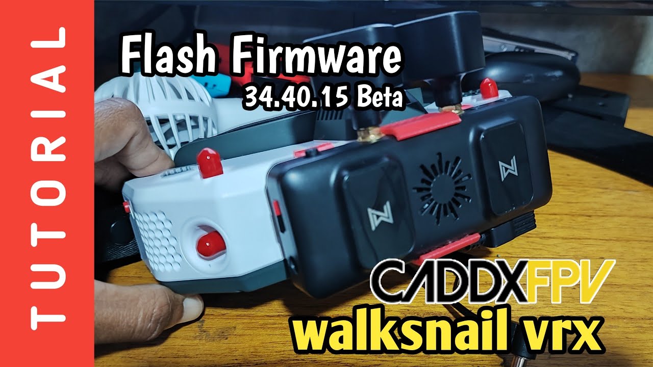 Tutorial Walksnail VRX dan VTX update FW 34.40.15 beta - YouTube