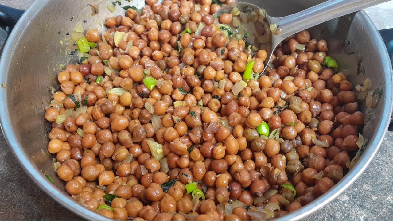 శెనగల తాలింపు |ప్రసాదం శెనగలు | Senagala Thalimpu In Telugu |Senagalu ...