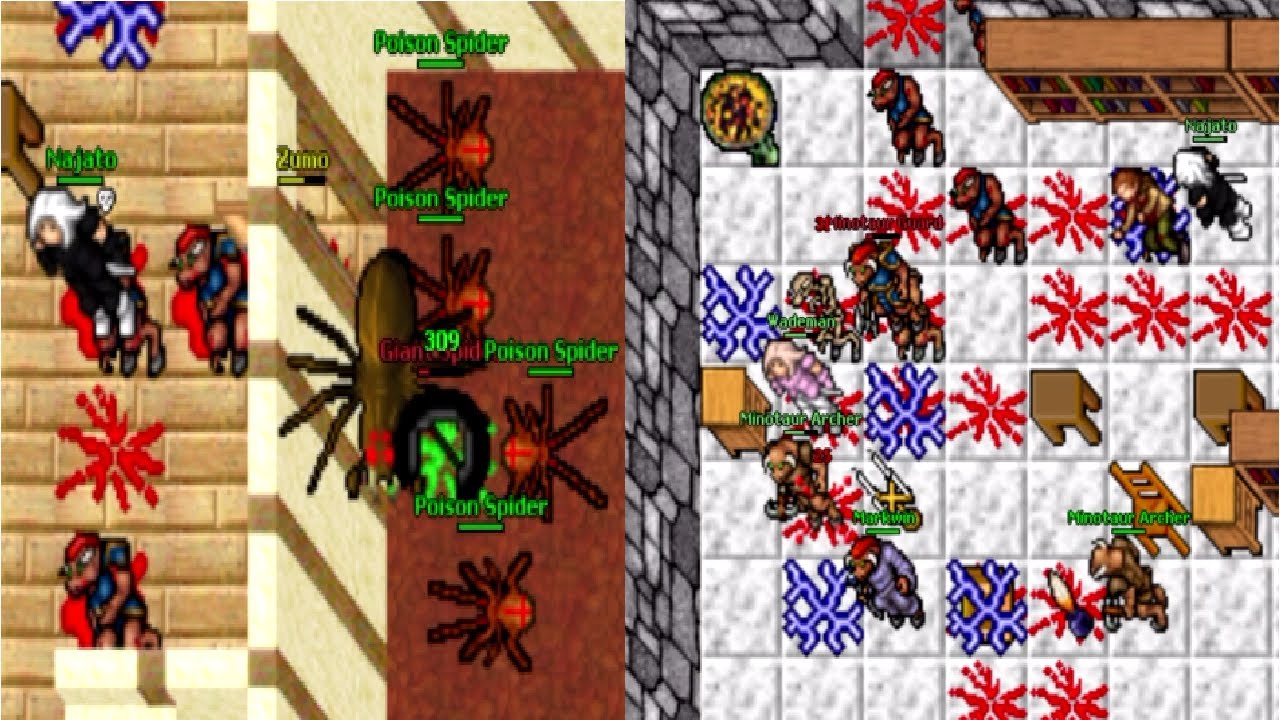 Old Tibia - First CAM Spoiling Devil Helmet Quest (Nova 2004 7.21 ...