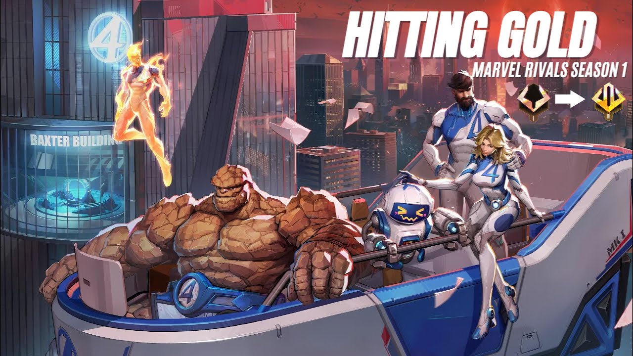 Hitting Gold! - Marvel Rivals Season 1 (Bronze I - Gold III) - YouTube