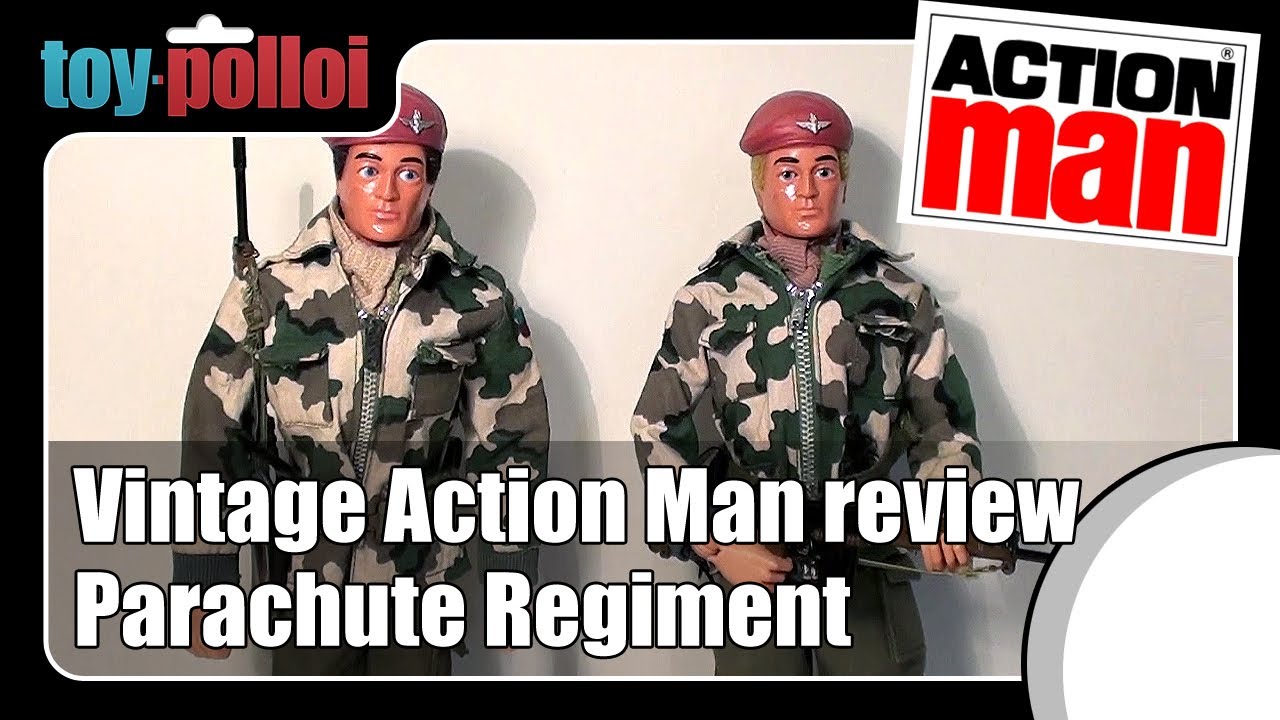 Vintage Action Man Parachute Regiment outfit review by Palitoy - Toy ...