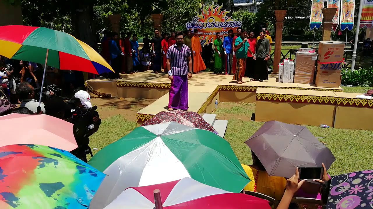 Sinhala and Tamil New Year Games - Suryabhishekaya 2018 - YouTube