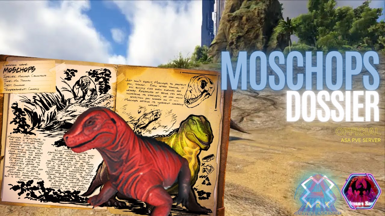 Moschops Dossier || Explorer Note x Ark Survival Ascended from Official ...
