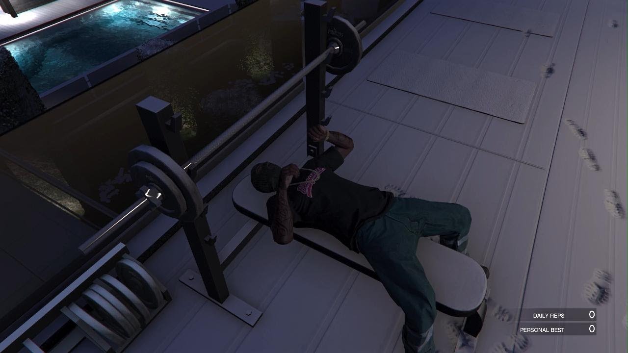 Gym Workouts on Grand Theft Auto V - YouTube