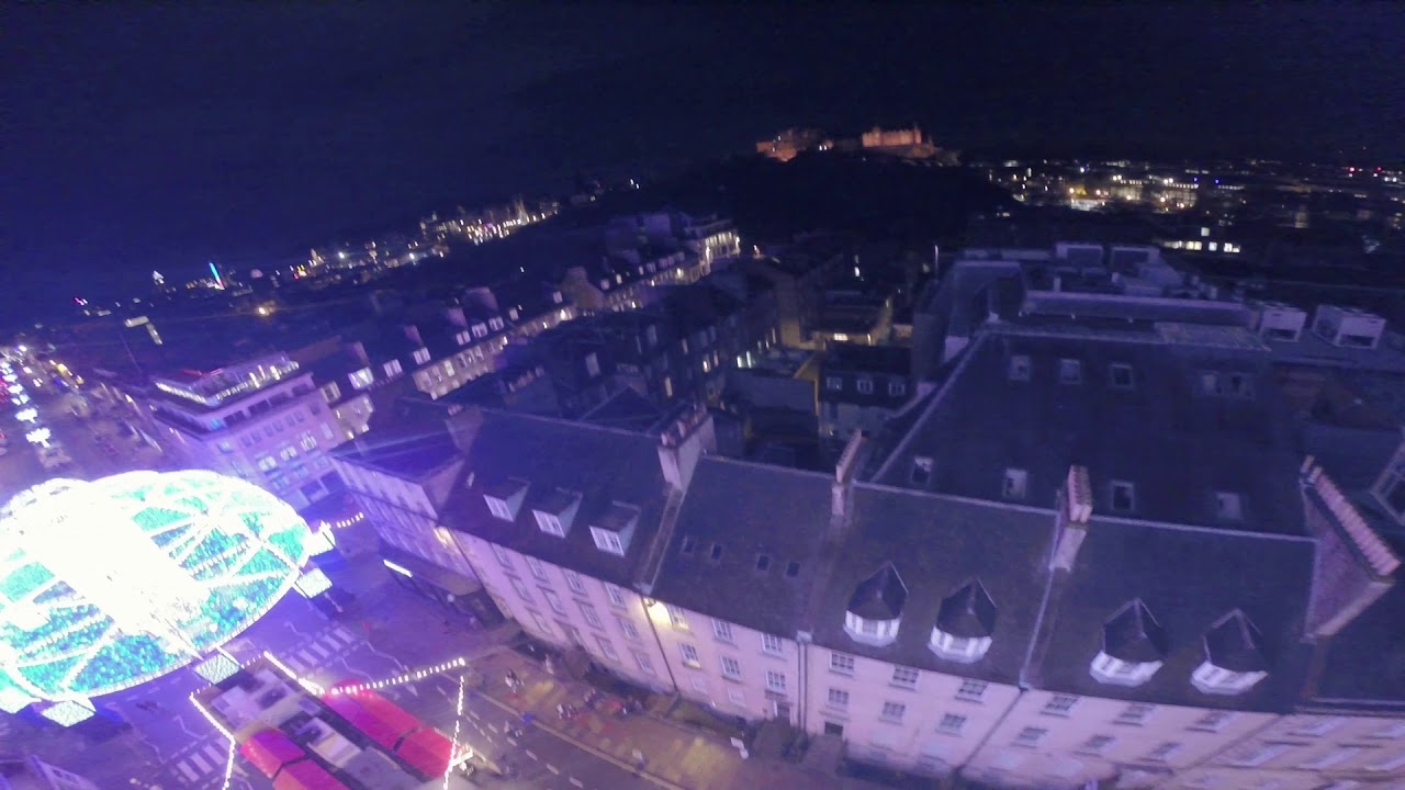 Edinburgh Christmas Market Drop Tower 2017 - YouTube