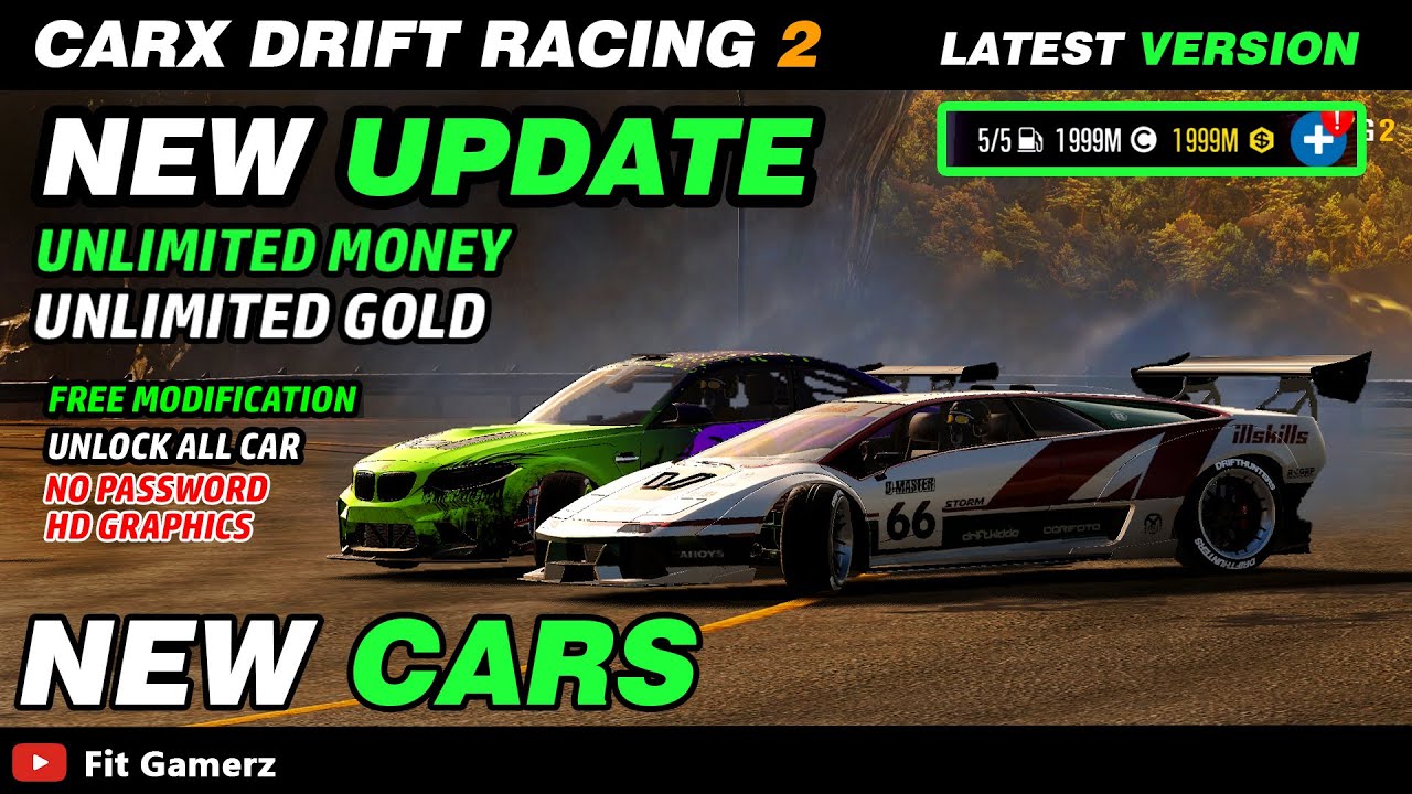 Download CarX Drift Racing 2 Mod Apk v1.31.1 New Update Unlimited Money ...