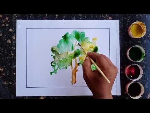 Chlorophyll Painting - YouTube
