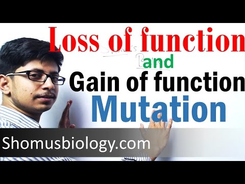 What Is A Gain Or Loss Of Function In Genetics
