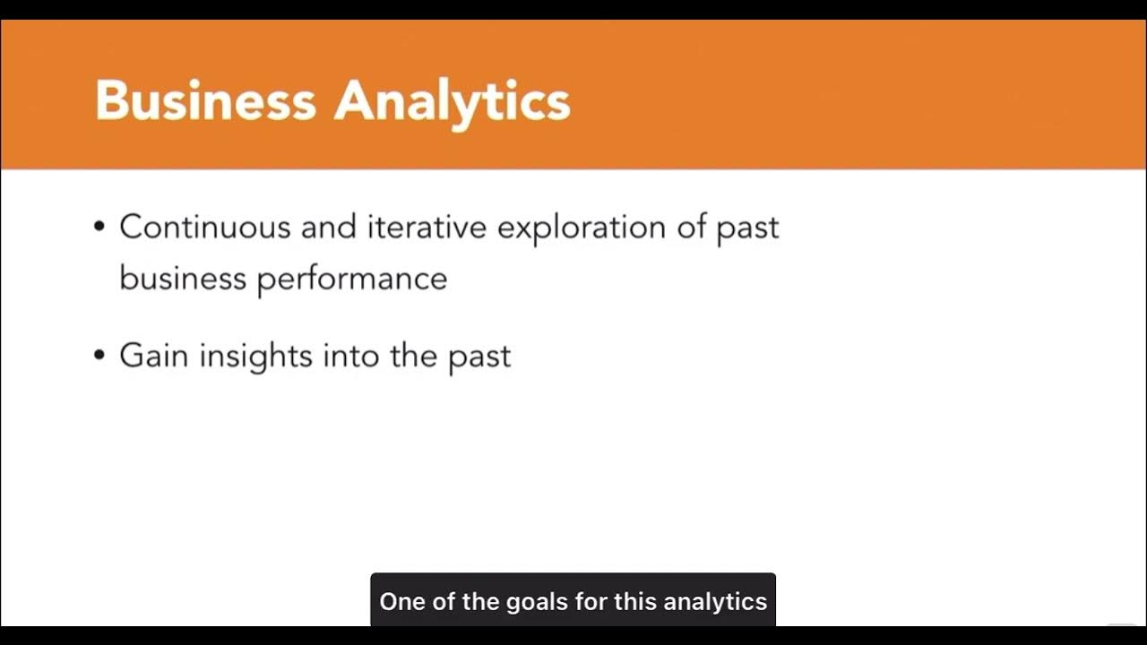 What is Business Analytics? - YouTube