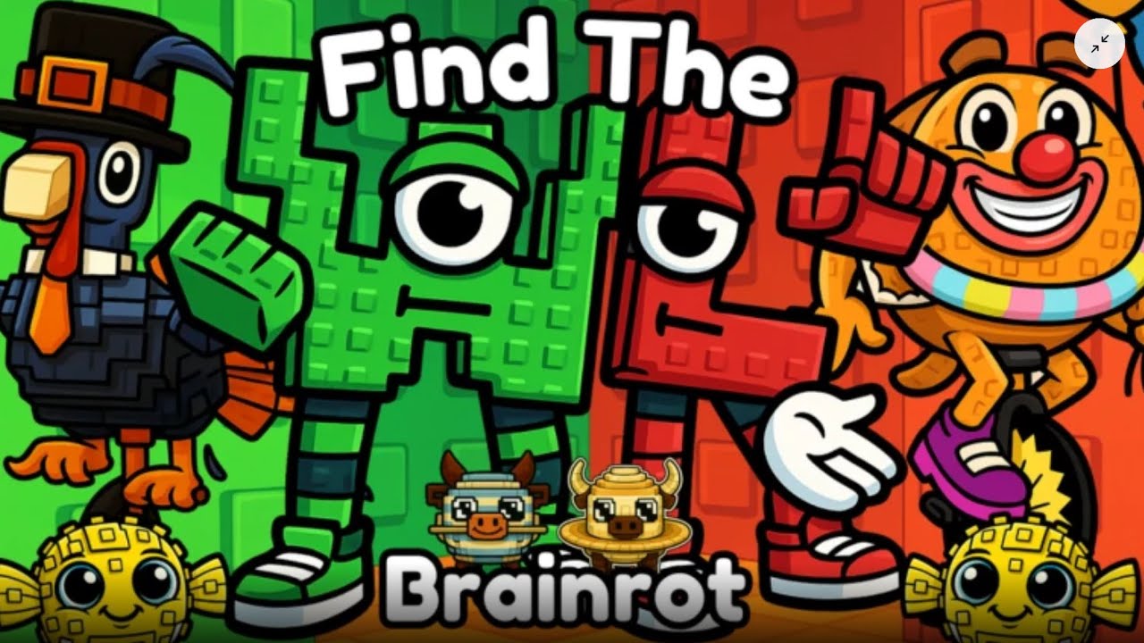 Как найти новых Brainrot в Find the brainrot 🧠 - YouTube