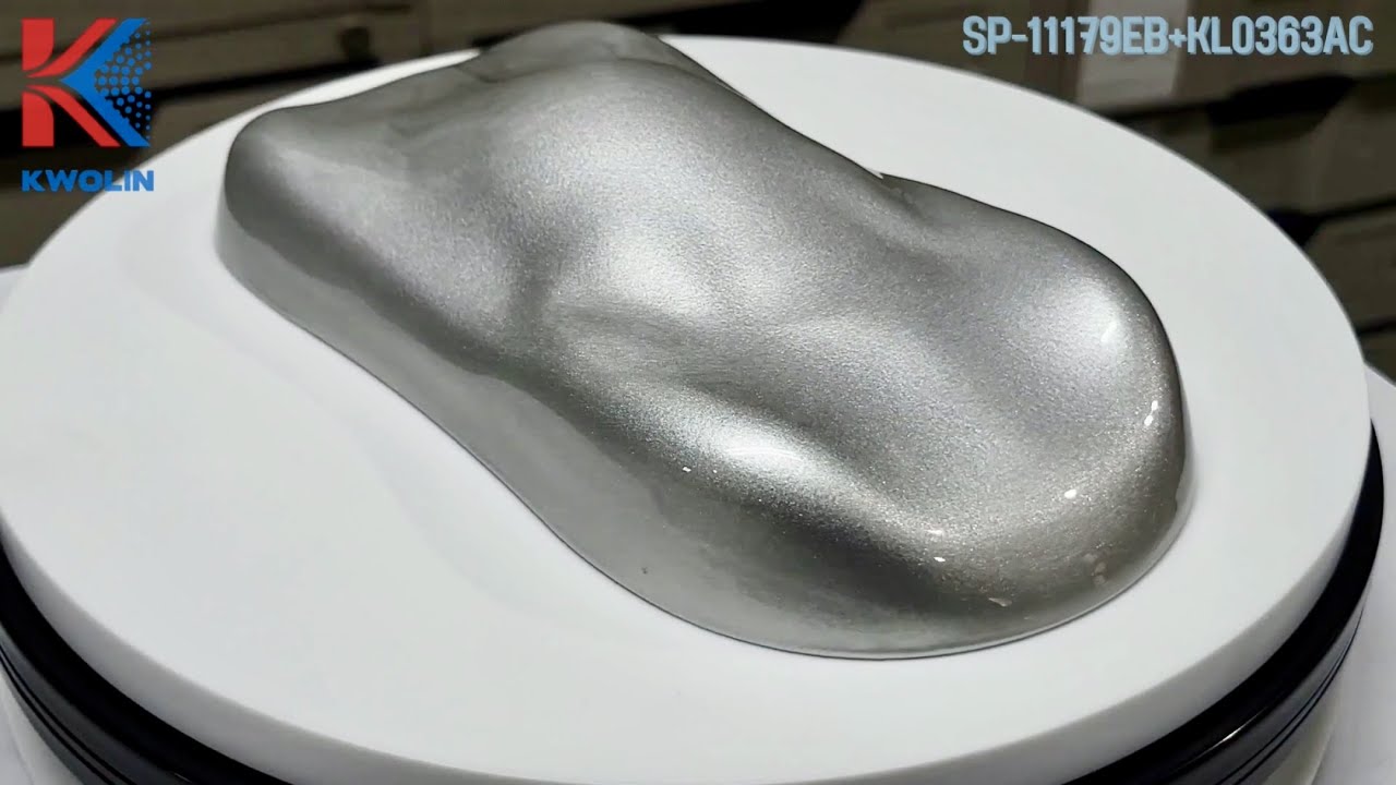 國麗實業 超耐候白閃銀二塗壓克力高光透明粉末塗料-Silver Metallic Powder Coating+Acrylic Clear ...