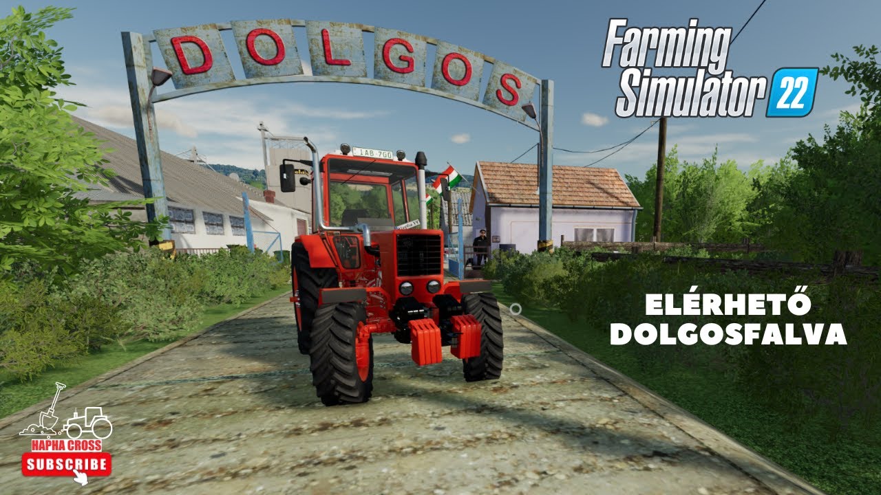 Farming Simulator 22 LIVE 🚜 DOLGOSFALVA V3. MEGOSZTÁS | Logitech G923 ...
