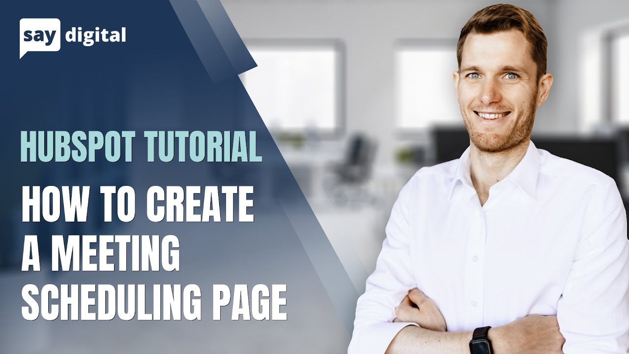 HubSpot: How to create a meeting scheduling page - YouTube