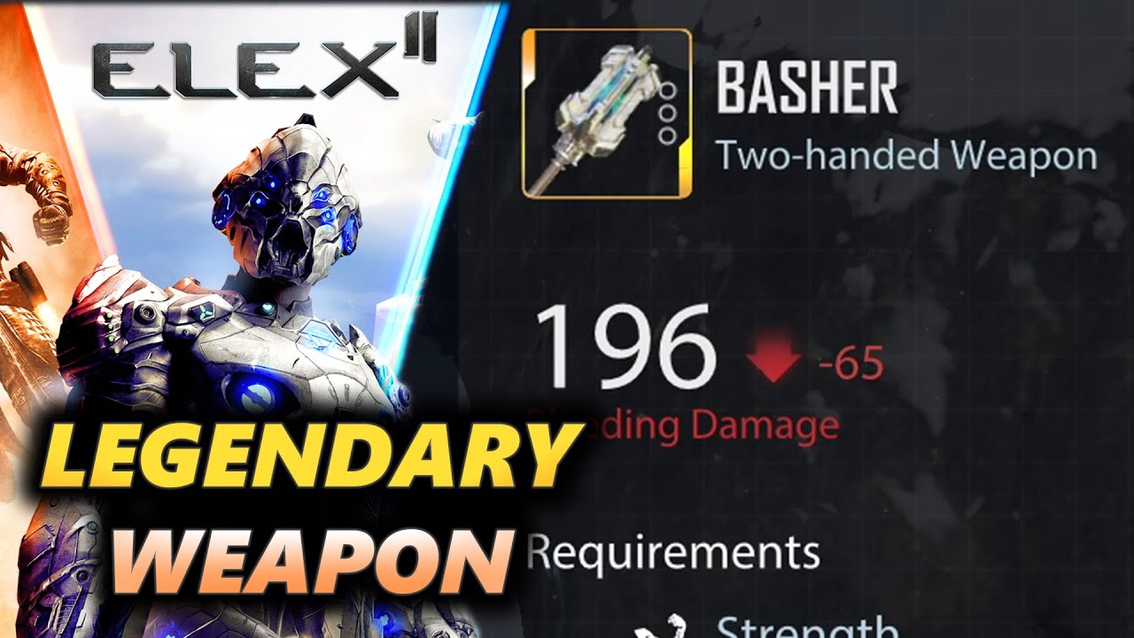ELEX 2 - Basher Location - Legendary Two Handed Weapon Location - YouTube