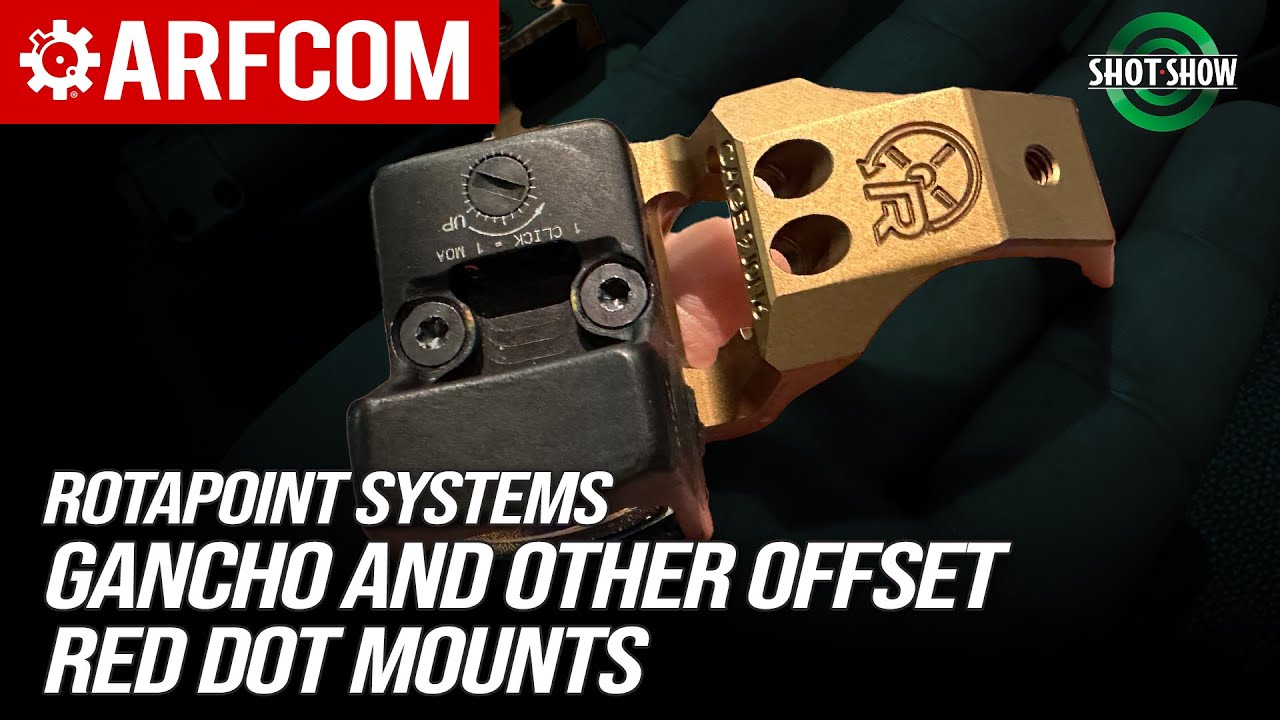 Gancho and Other Offset Red Dot Mounts | Rotapoint Systems | Shot Show ...