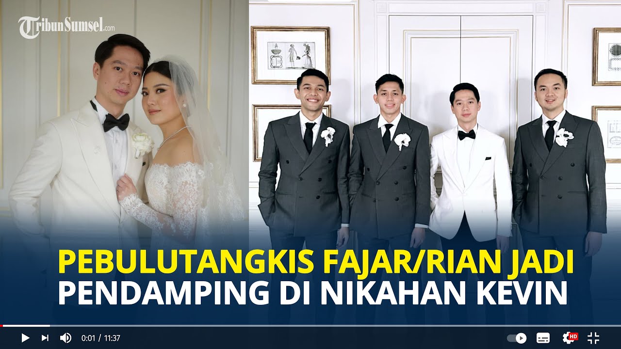 PEBULUTANGKIS Fajar Alfian dan Rian Jadi Pedamping di Pernikahan Kevin ...