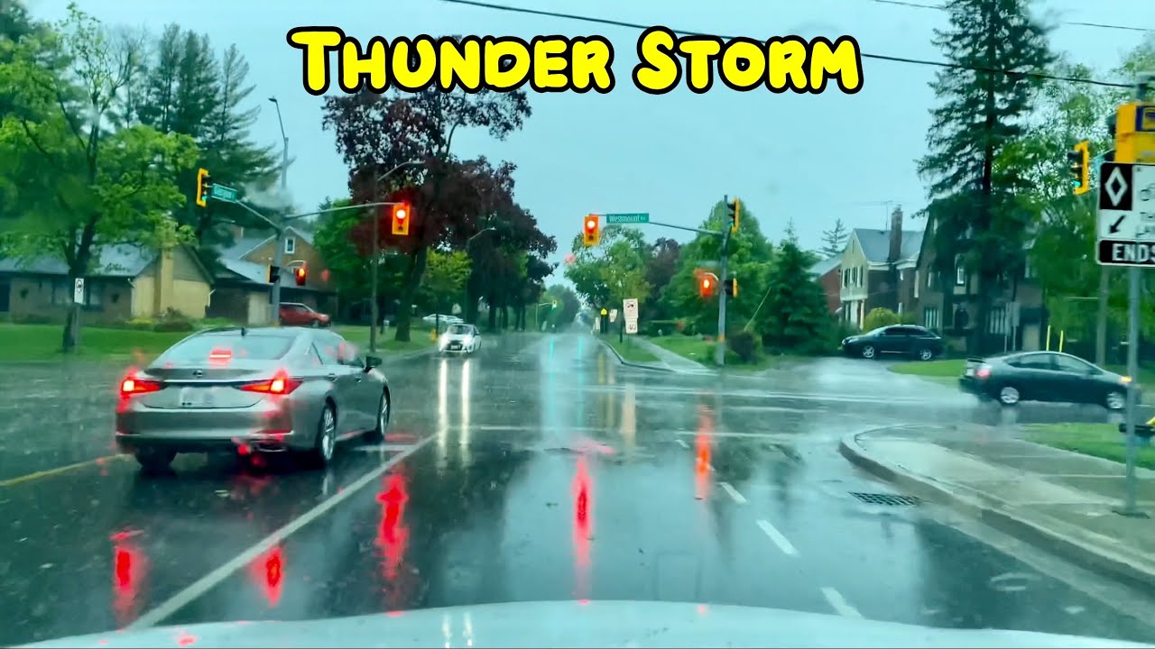 Thunder Storm in Kitchener, Waterloo, Cambridge Ontario | May 21, 2022 ...