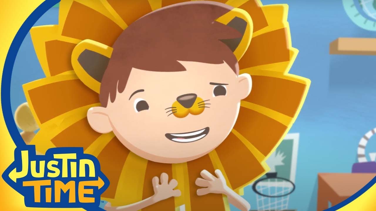 Justin's AWESOME Halloween Costume | Justin Time Season 1 - YouTube