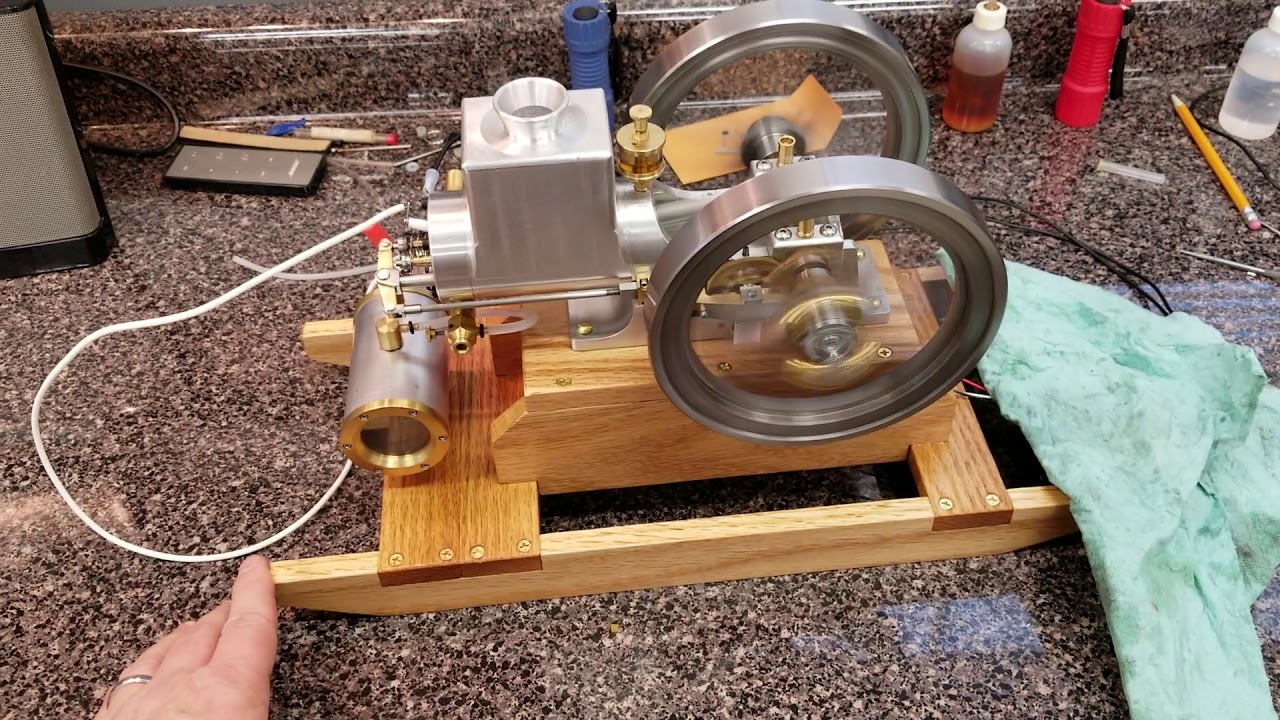 Farm Boy Hit and Miss Engine-First Run - YouTube