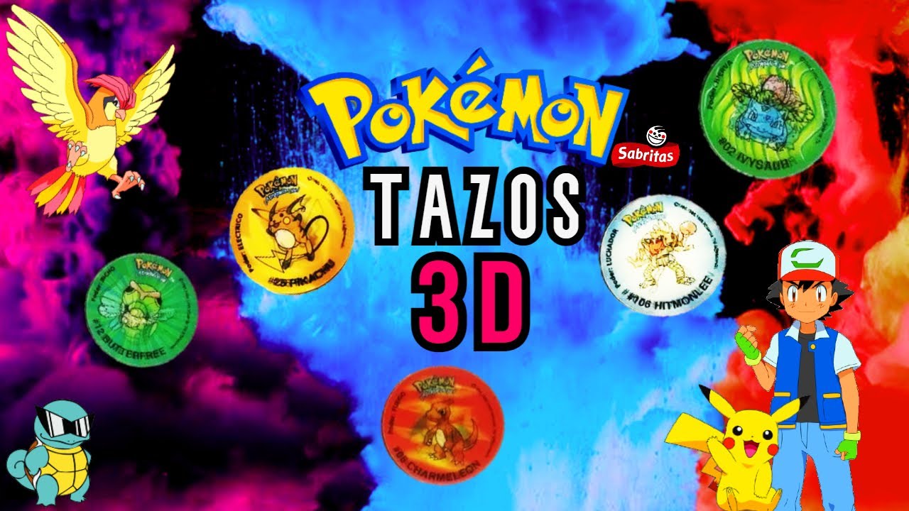 Tazos 3D Pokémon (Lenticulares) | Colecciones Tazos - CHECKLIST - YouTube