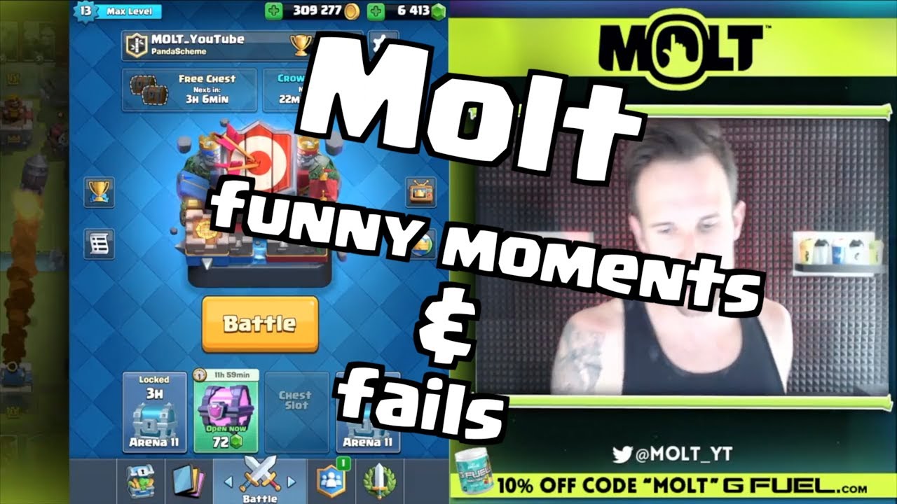 Clash Royale | Molt Funny moments & Fails! - YouTube
