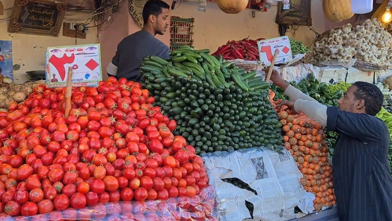 🇪🇬🌞🌴HURGHADA EGYPT, EL DAHAR MARKET, 🇪🇬 FRUIT AND VEGETABLES PRICES ...