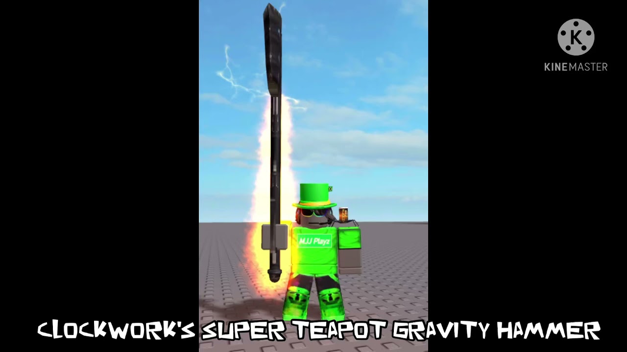 Toss Hammer - Clockwork’s Super Teapot Gravity Hammer - Roblox - YouTube