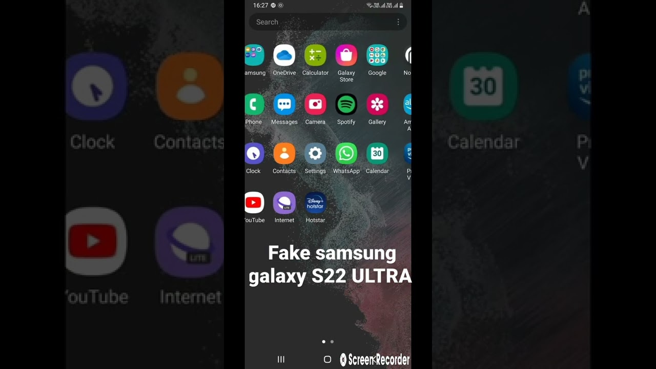 Fake samsung galaxy S22 ULTRA in delhi chor bazaar - YouTube