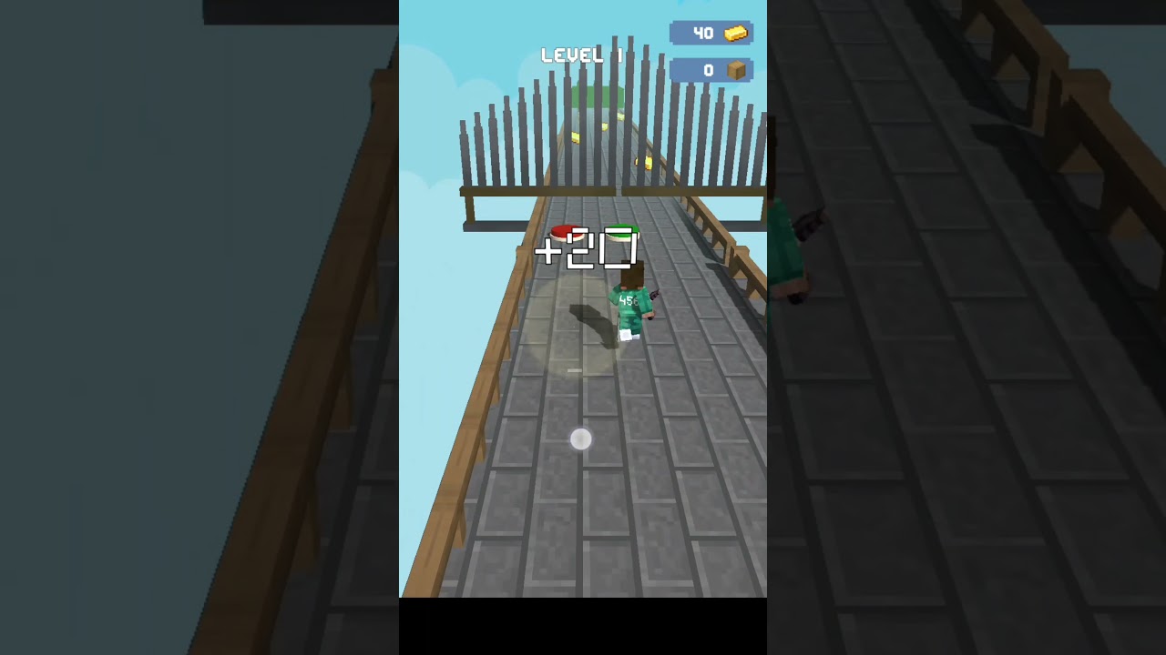 minecraft squid game runner level 1-3 - YouTube