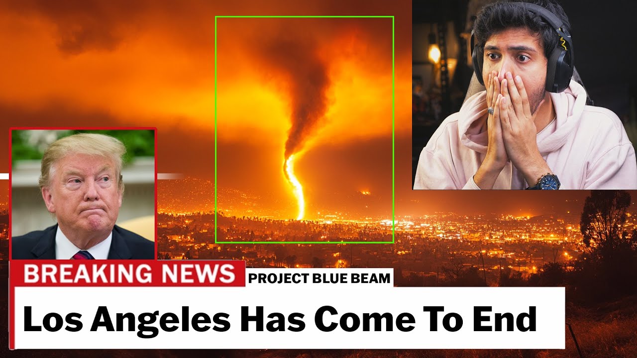 Massive Firestorm in Los Angeles 😱 Project Blue Beam is Live - YouTube
