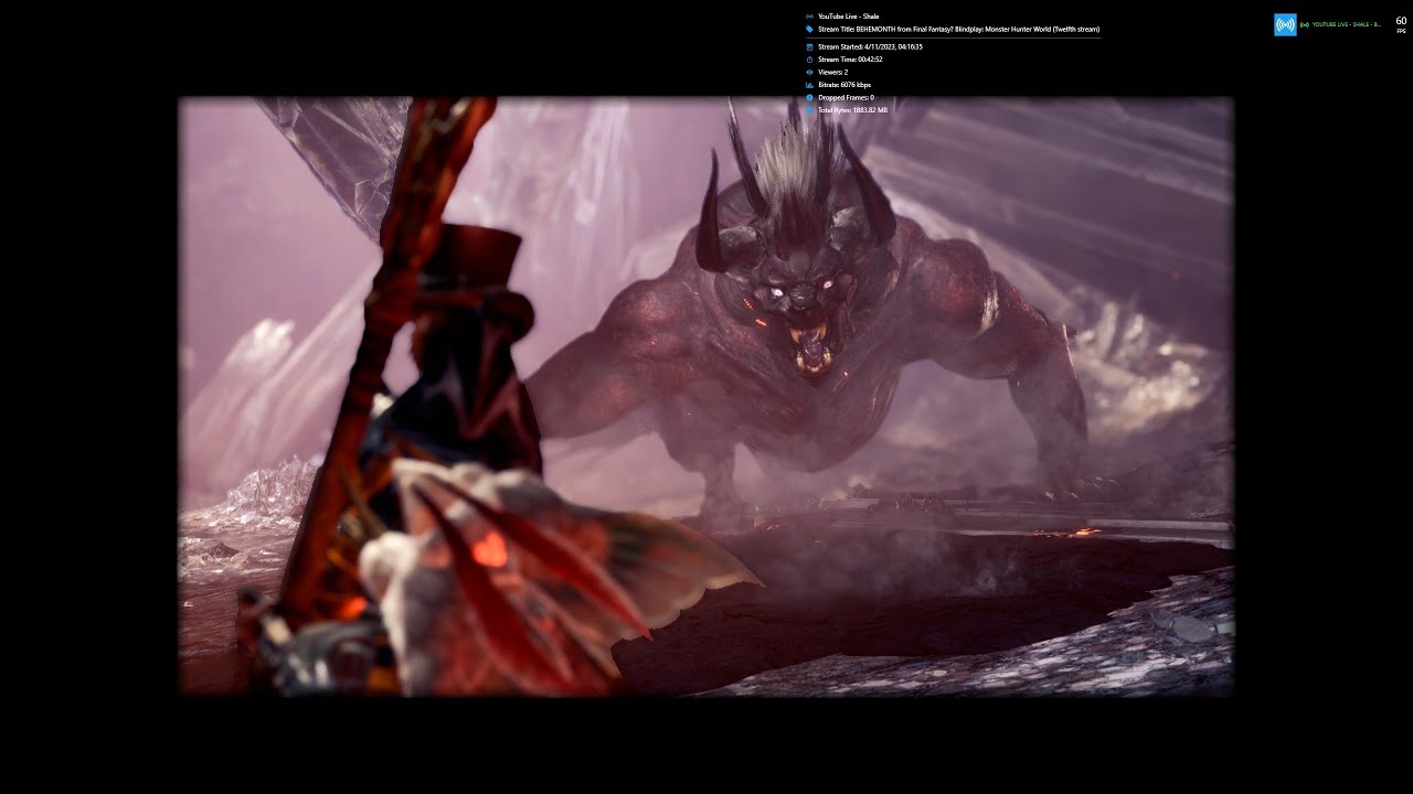 BEHEMONTH from Final Fantasy? Blindplay: Monster Hunter World (Twelfth ...