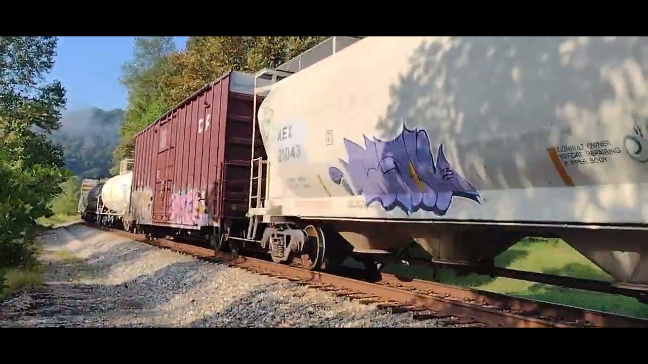 M692 at "The Monkey Curve" near Fort Blackmore Virginia on the ...