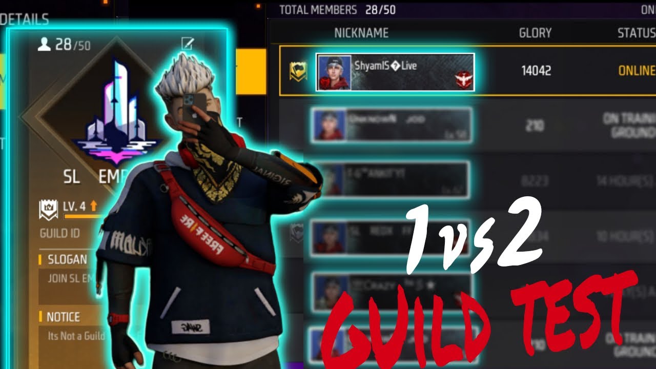 Hardest Guild Test 1 Vs 2 Live Guild Test|#rggamerlive#classyfflive# ...