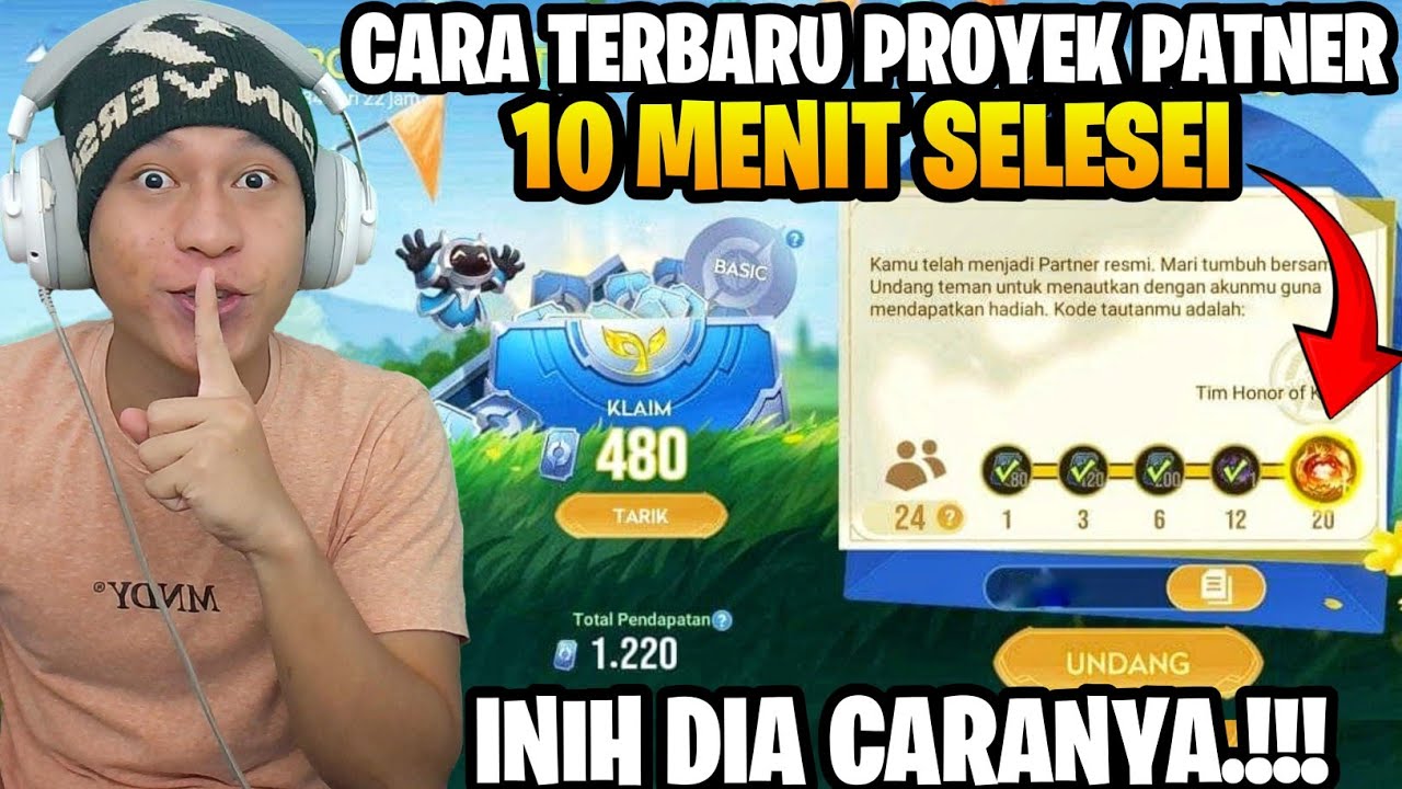 TUTORIAL EVENT PARTNER PROJECT HOK KEHITUNG PAKE SATU HP - CARA NUYUL ...