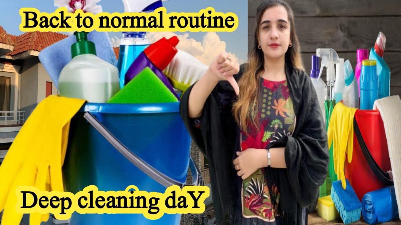 Back to normal Routine after Eid ️ ️| Deep cleaning daY♥️♥️|washing ...
